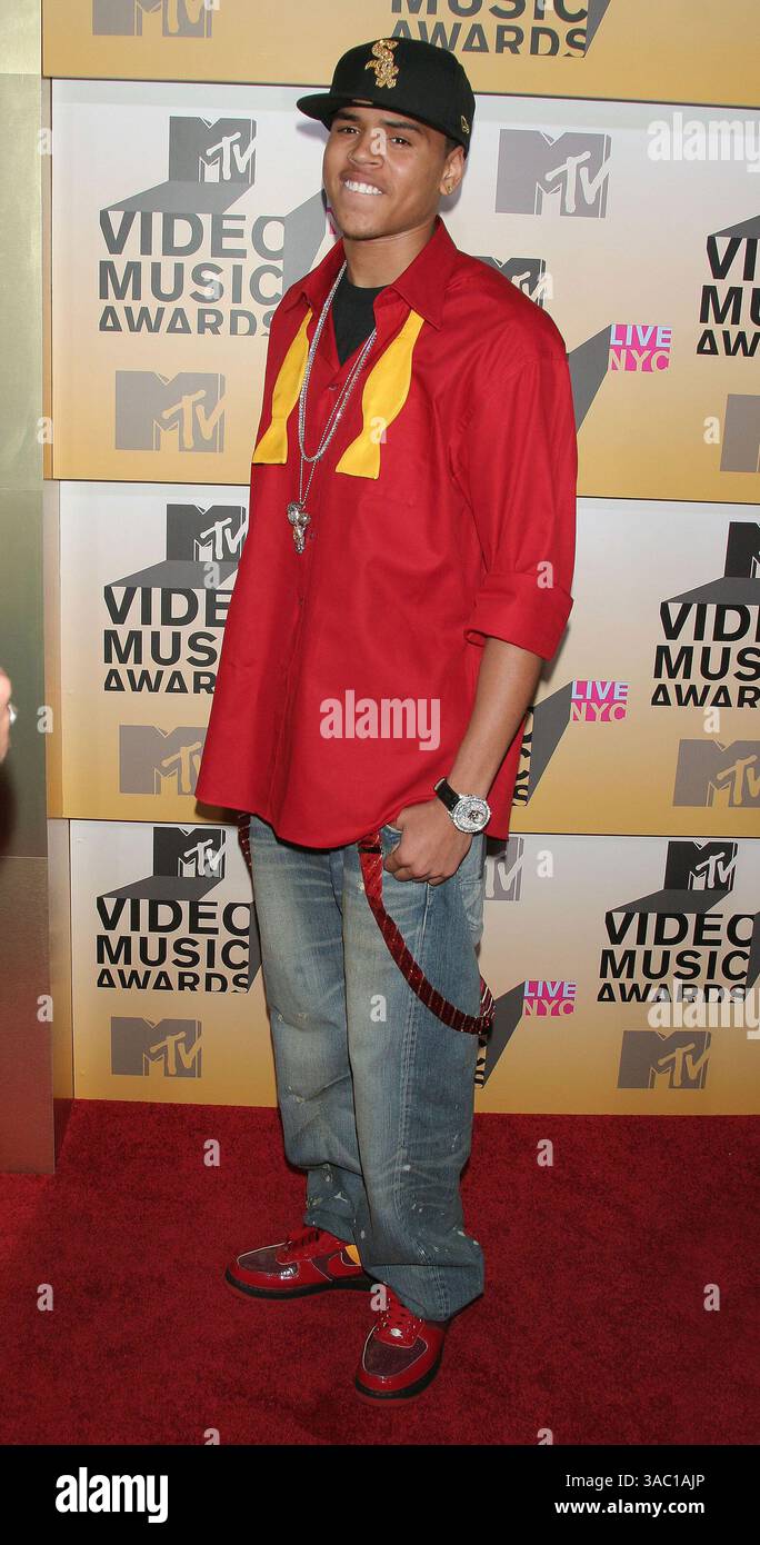 Aug 31, 2006; Los Angeles, CA, USA; CHRIS BROWN at the 2006 MTV Video ...