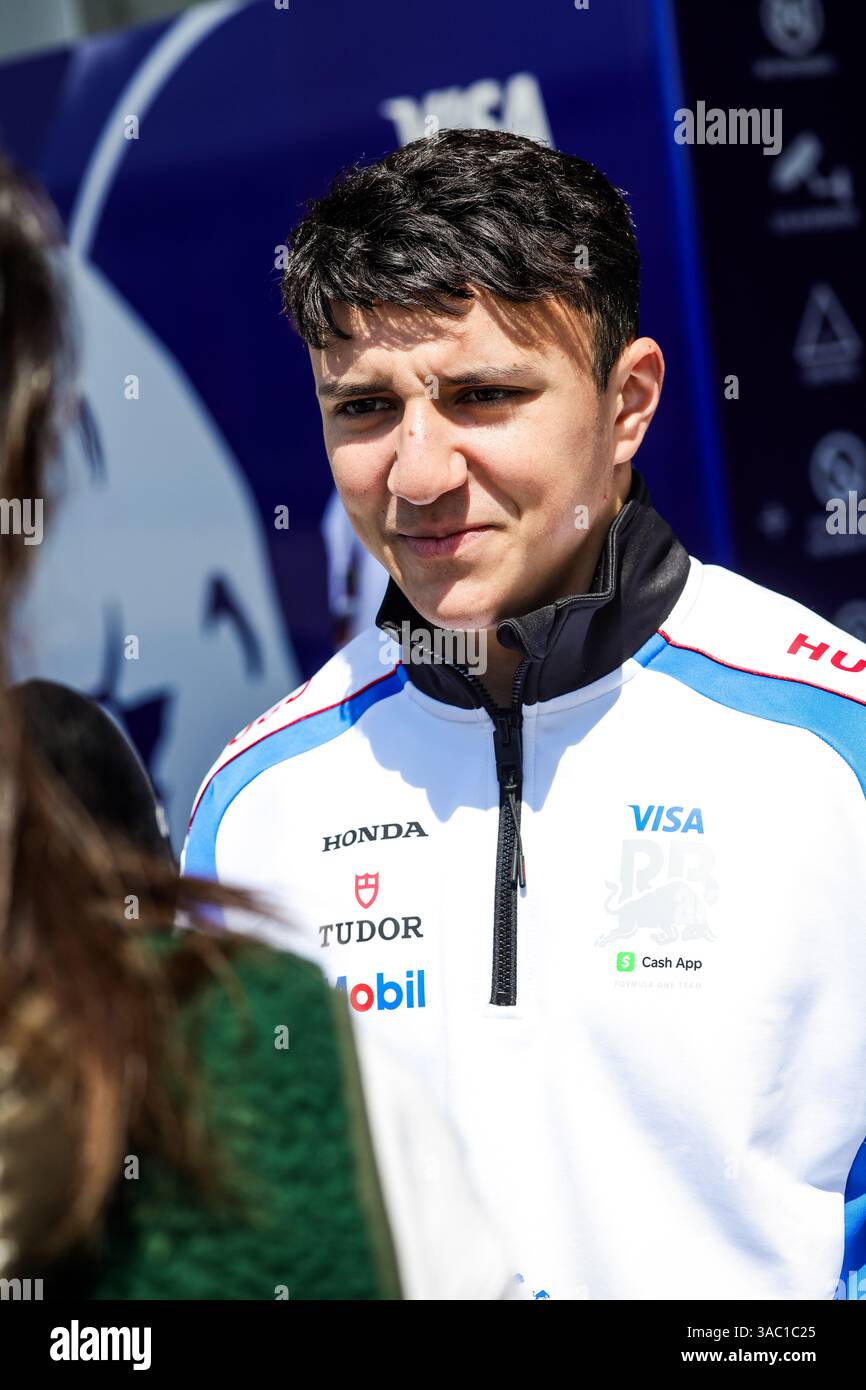 HADJAR Isack (fra), Visa Cash App RB F1 Team VCARB02, portrait during the Formula 1 Lenovo ...