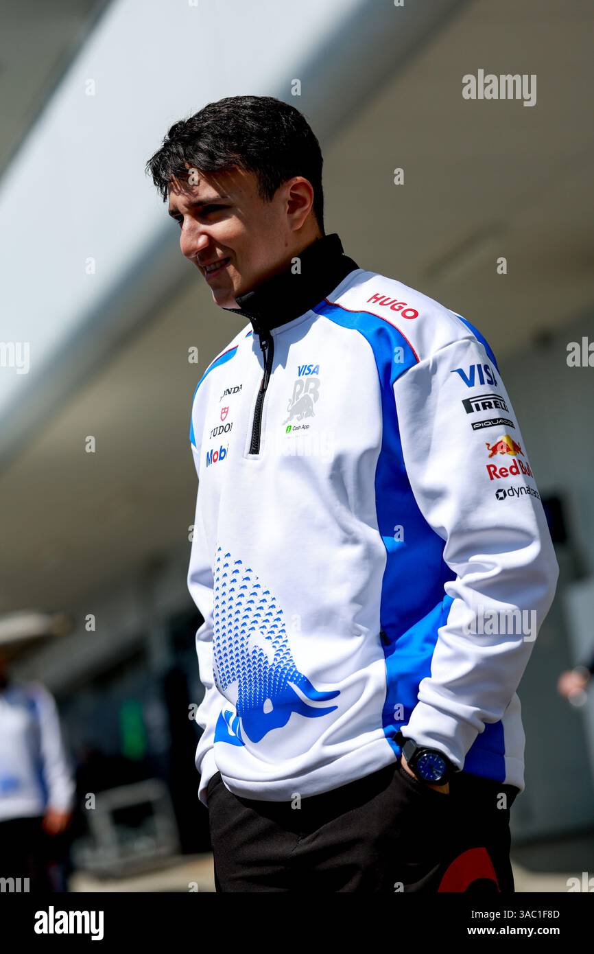 HADJAR Isack (fra), Visa Cash App RB F1 Team VCARB02, portrait during the Formula 1 Lenovo ...