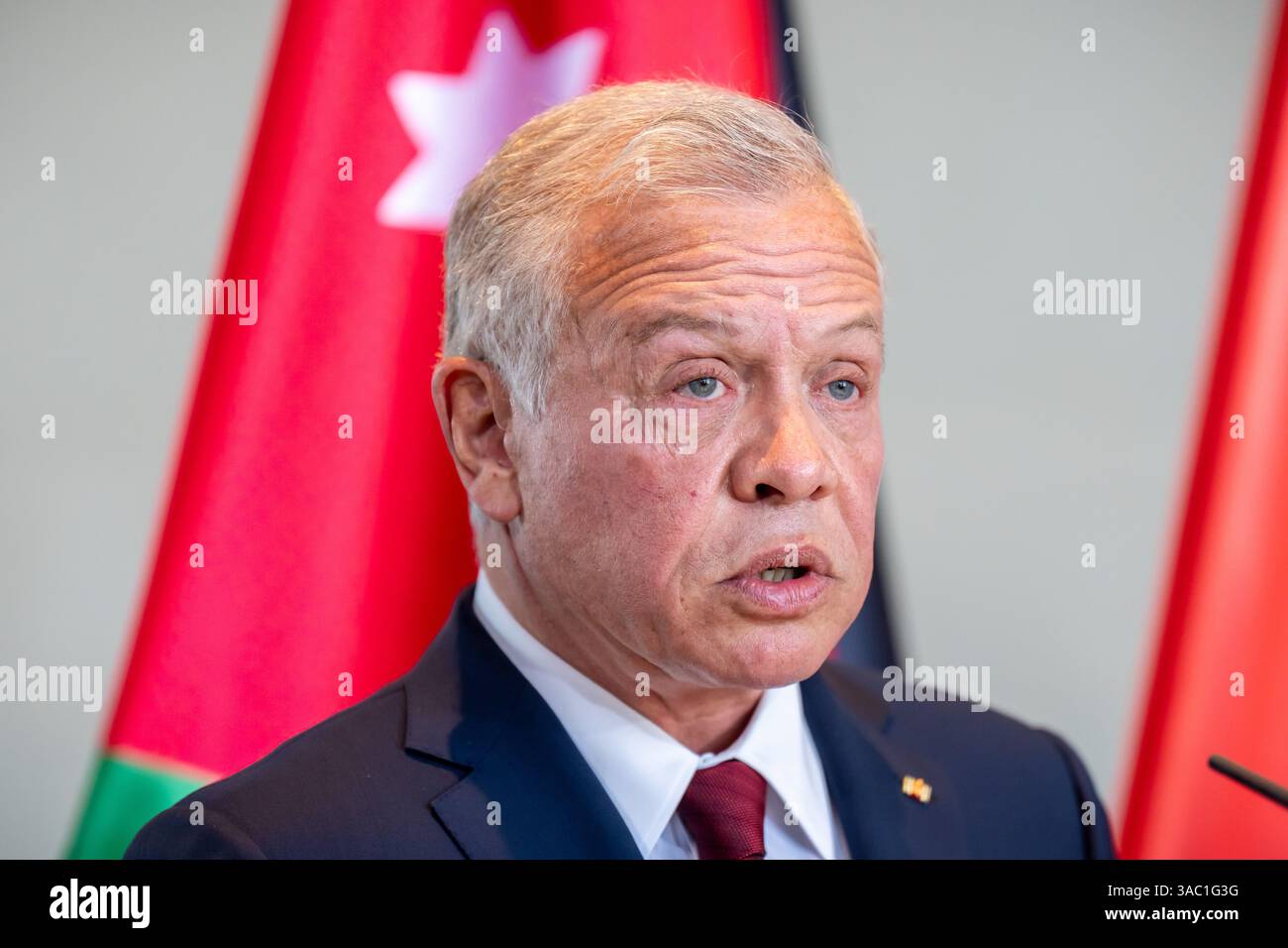 Berlin, Germany. 03rd Apr, 2025. Abdullah II Ibn Al-Hussein, King of ...