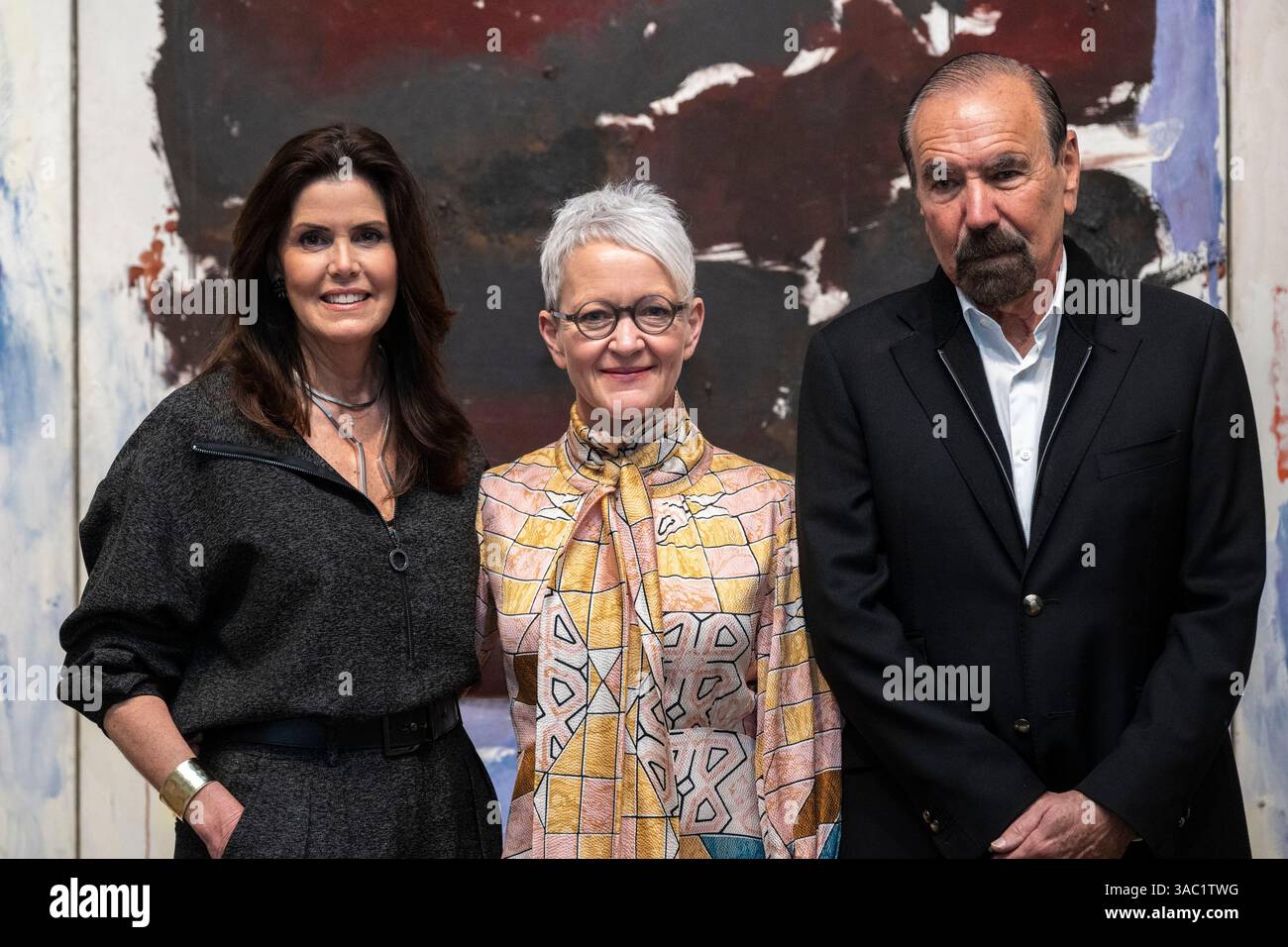 London, UK. 3 April 2025. (C) Maria Balshaw, Director of Tate with ...