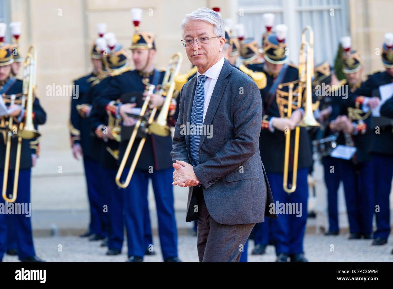 Paris, France. 31st Mar, 2025. BNP Parisbas CEO Jean-Laurent Bonnafe ...