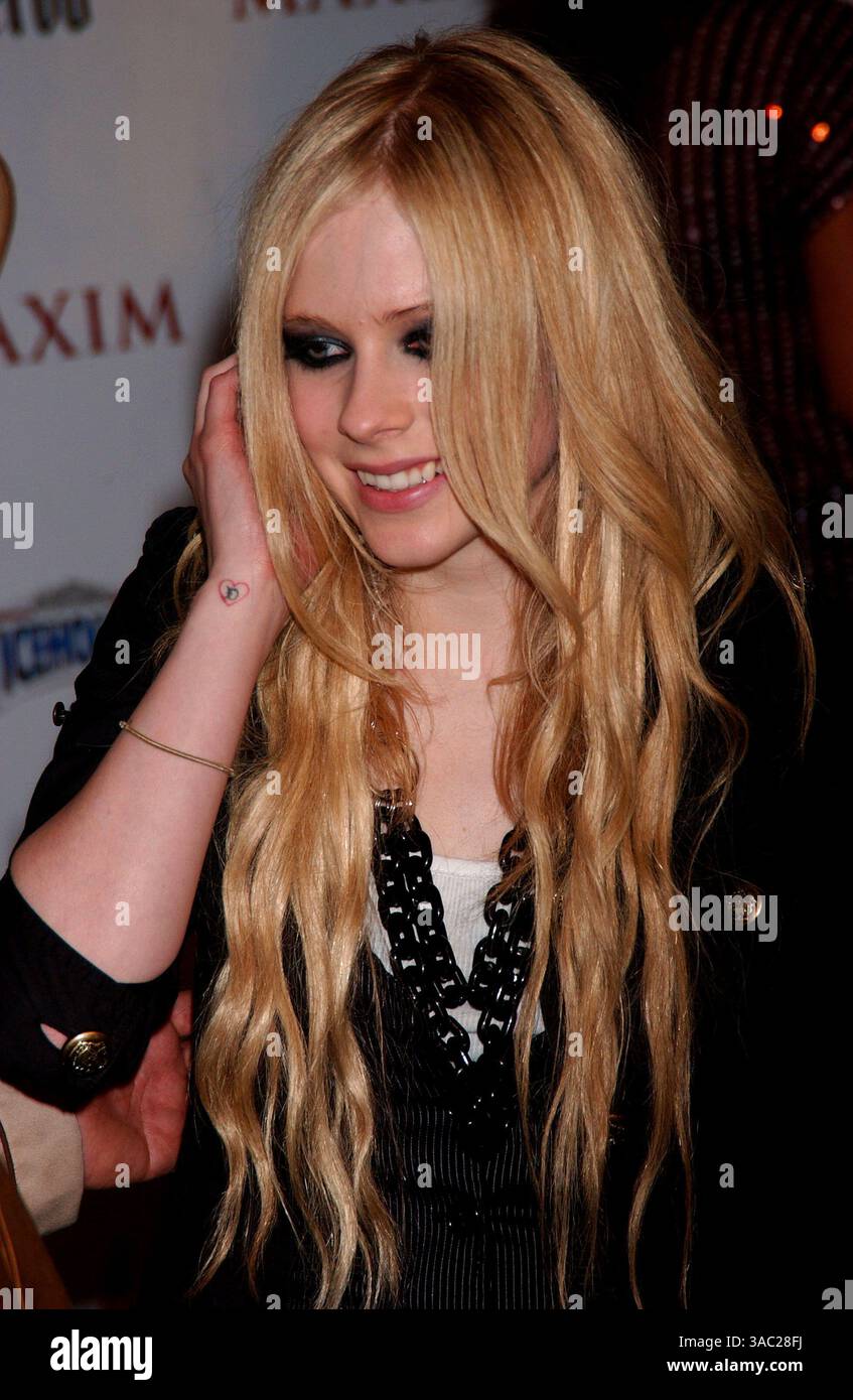 May 16, 2007. New York City, Singer Avril Lavigne attends Maxim's 8th ...