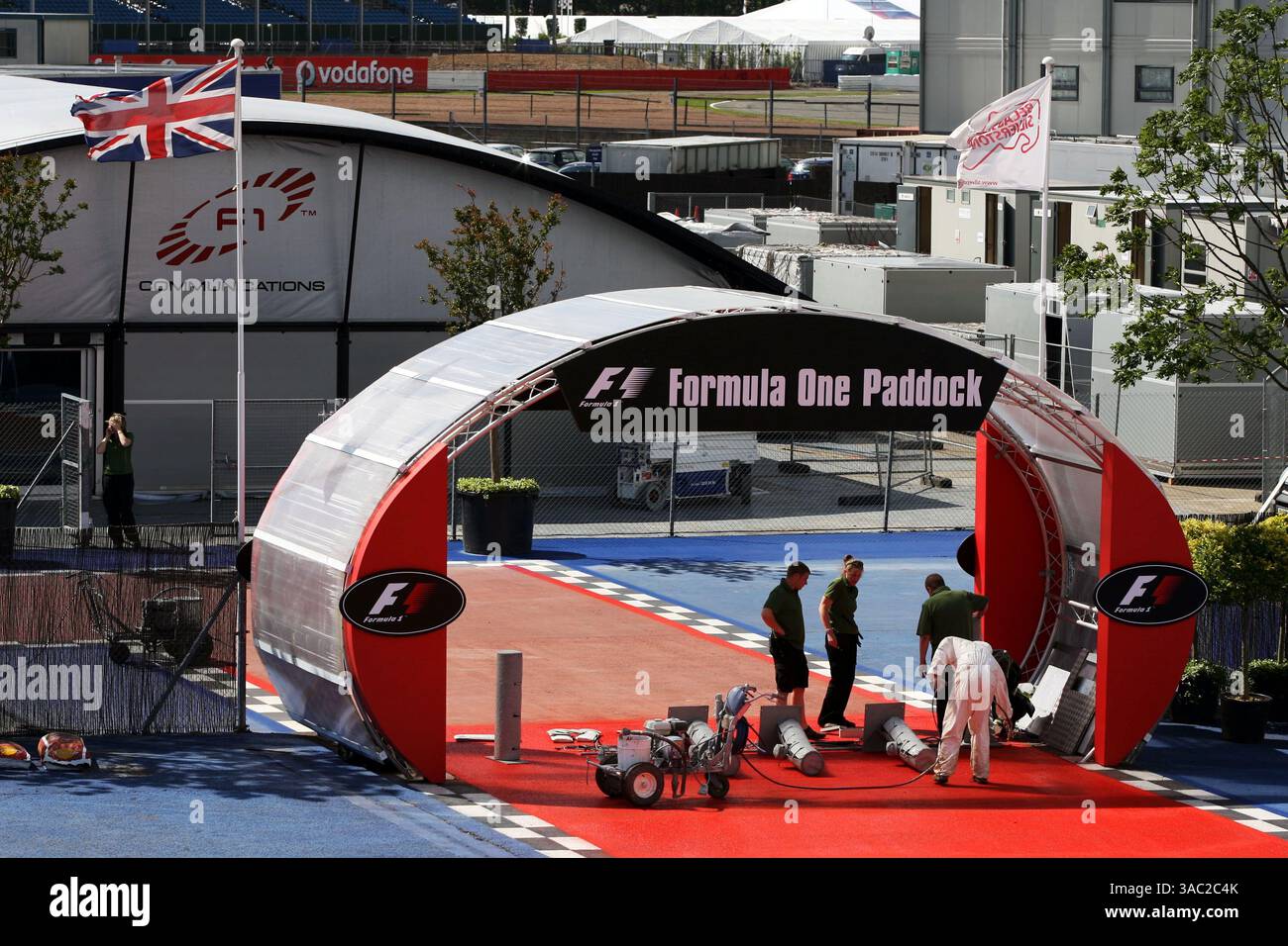 Paddock Club entrance. ..Formula One World Championship, Rd 8, British ...