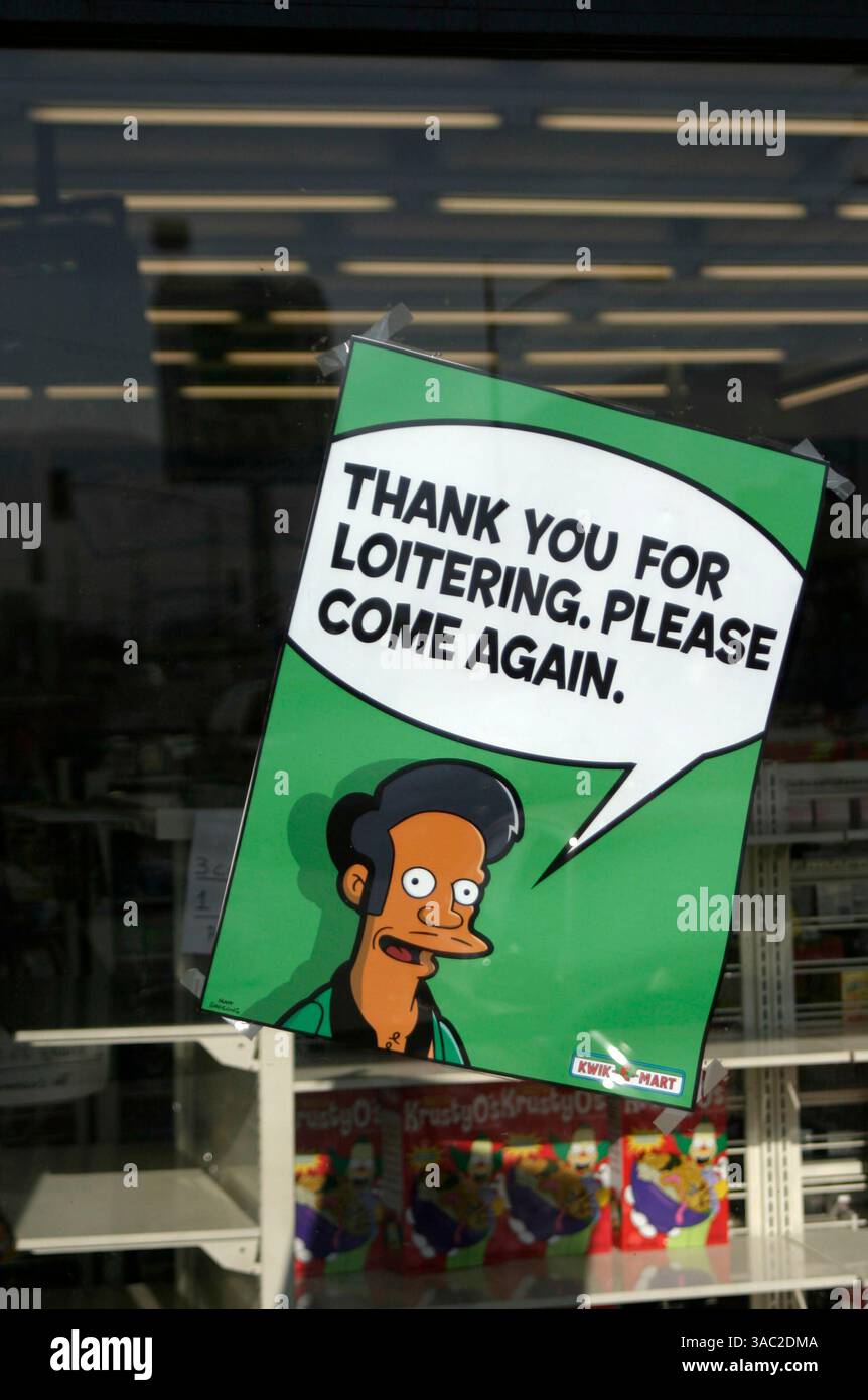 Jul 05, 2007 - Burbank, CA, USA - Kwik-E-Mart is a fictional chain of ...