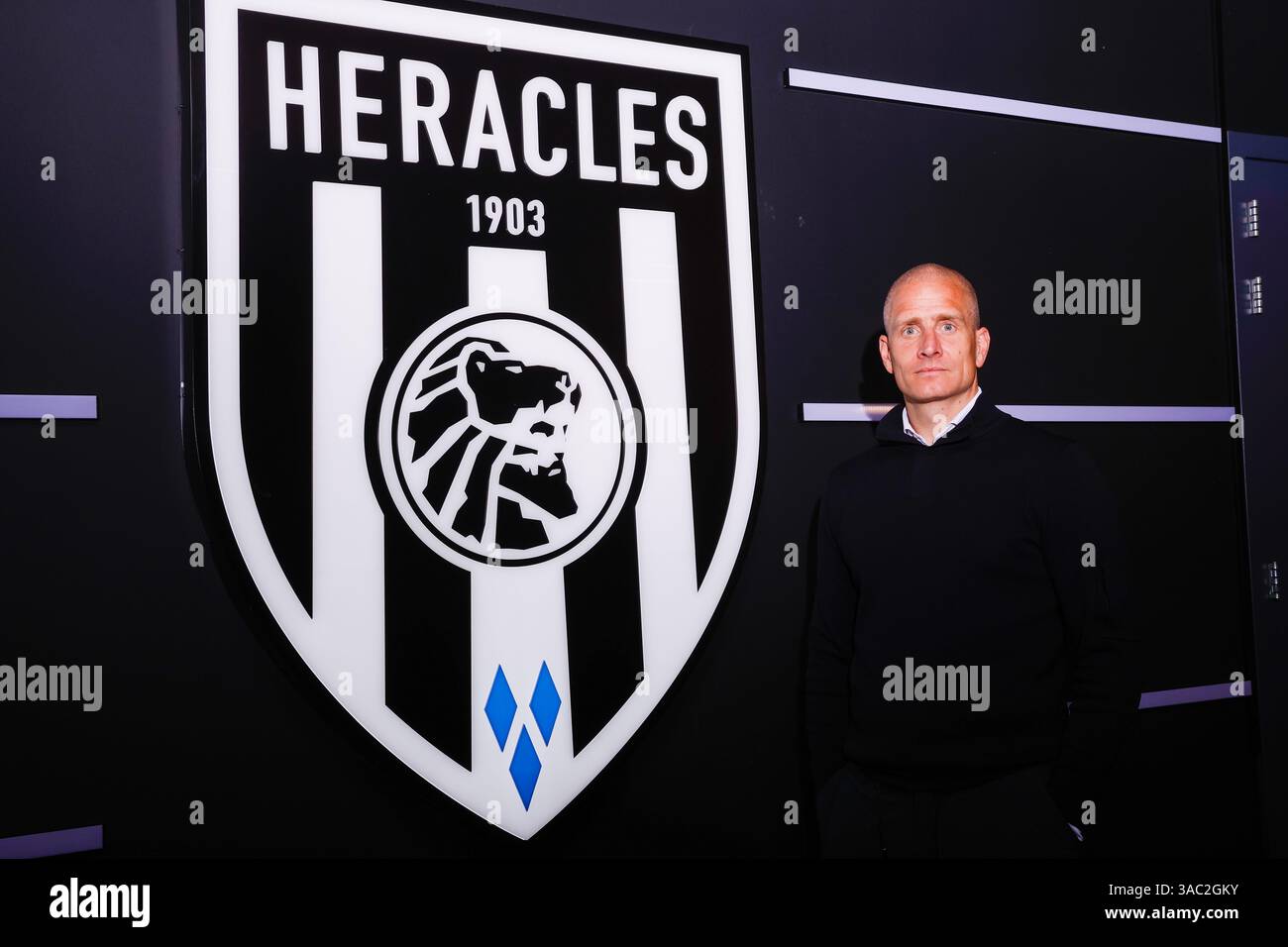 ALMELO, NETHERLANDS - APRIL 2: Bas Sibum during his presantation as new ...