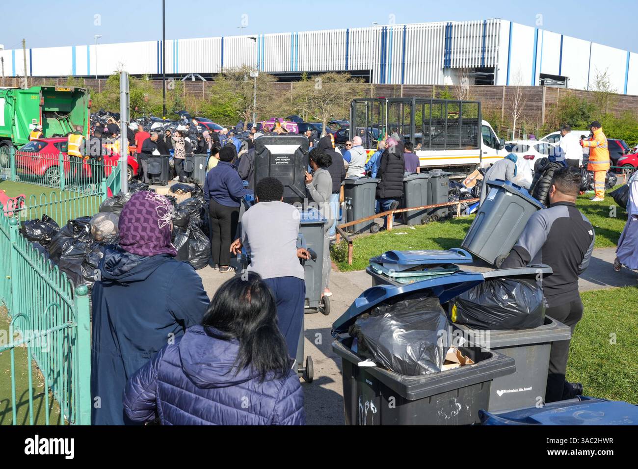 Formans Road Birmingham 3rd April 2025: Even more rubbish has been ...