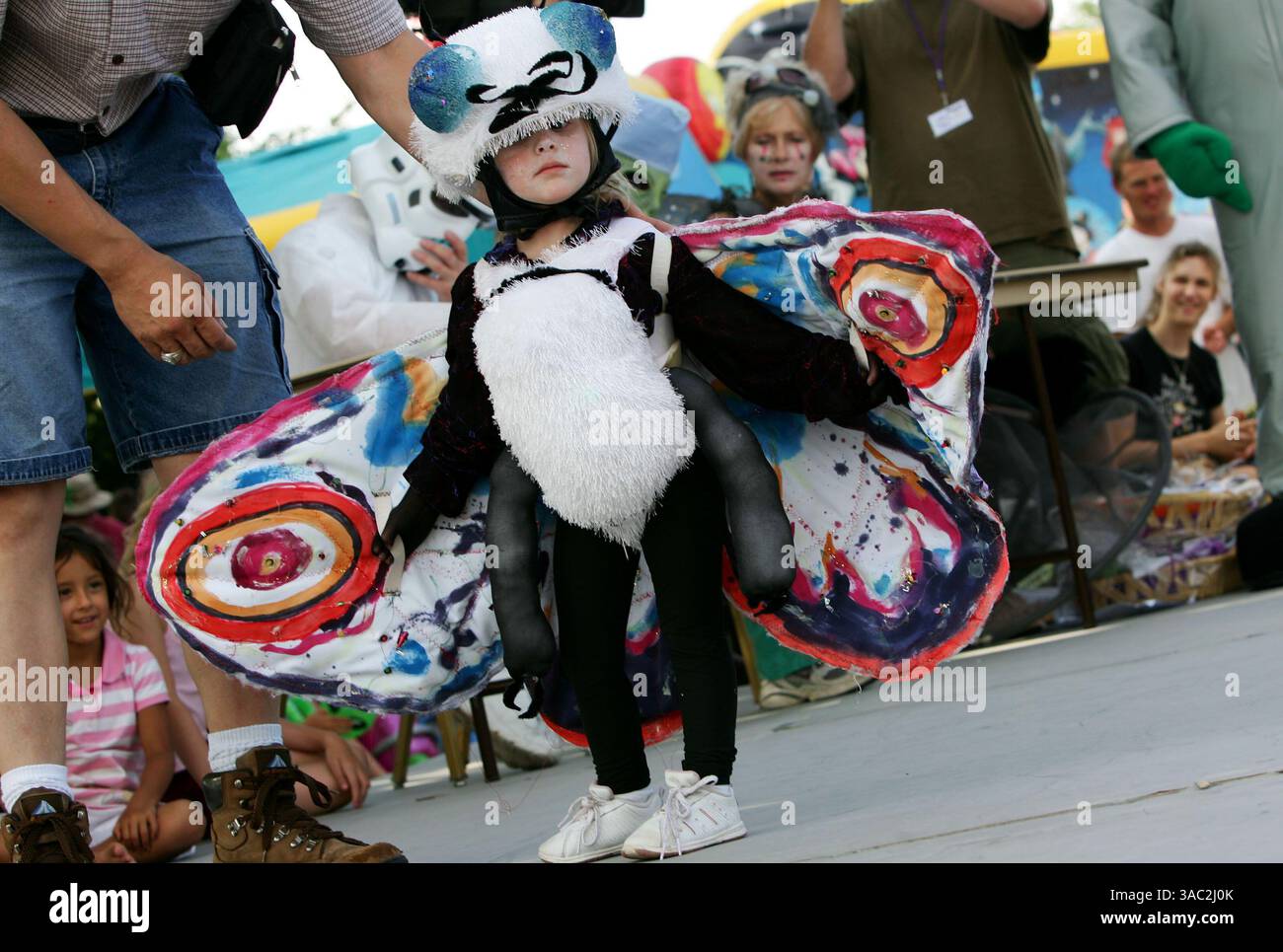 Two-year old SAMANTHA THORSTED parades as 'Mothra' during the Alien ...