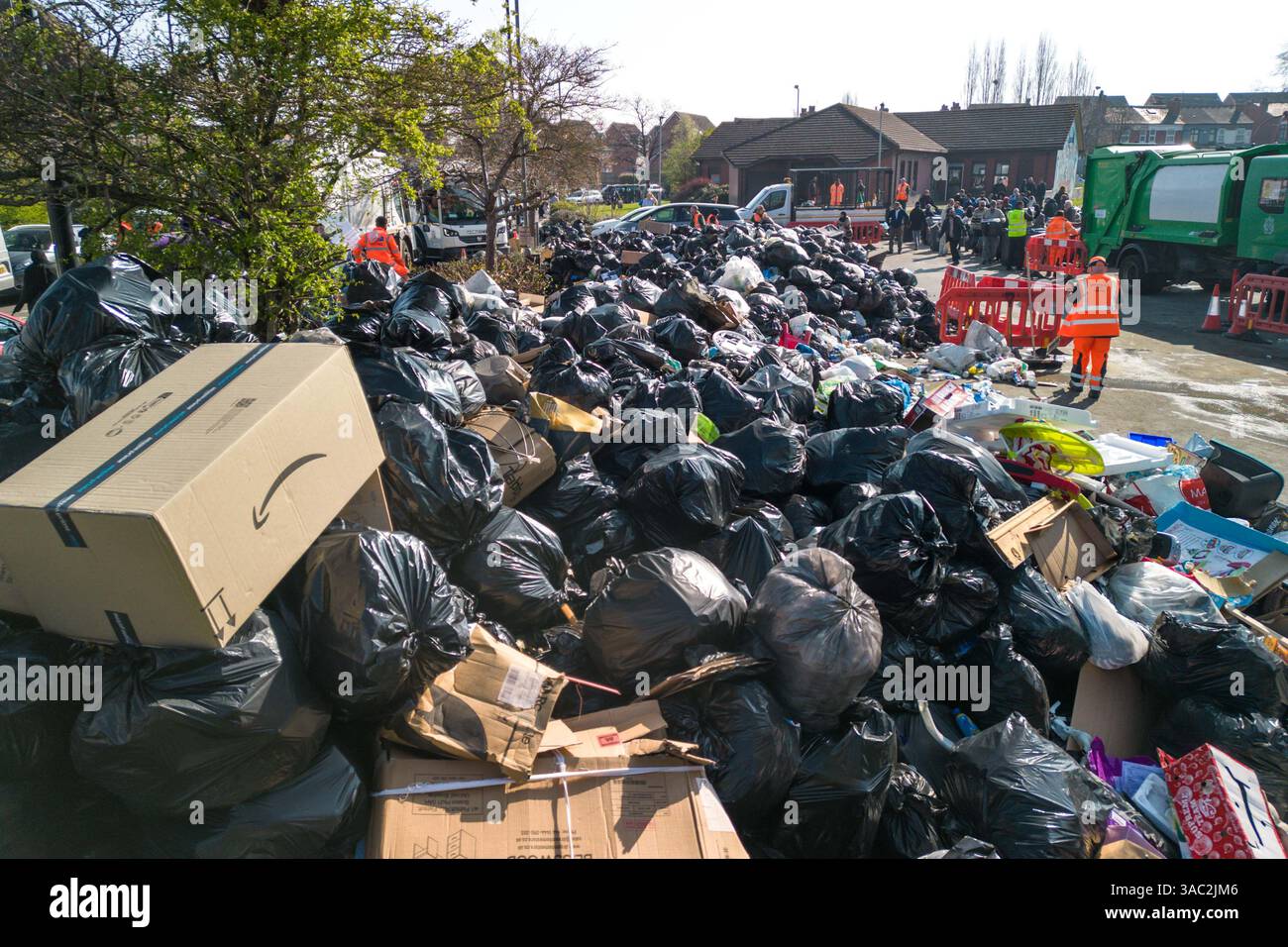 Formans Road Birmingham 3rd April 2025: Even more rubbish has been ...