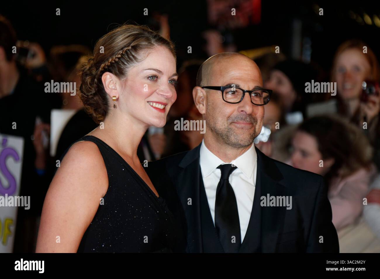 Felicity Blunt and Stanley Tucci attend the World Premiere of The ...