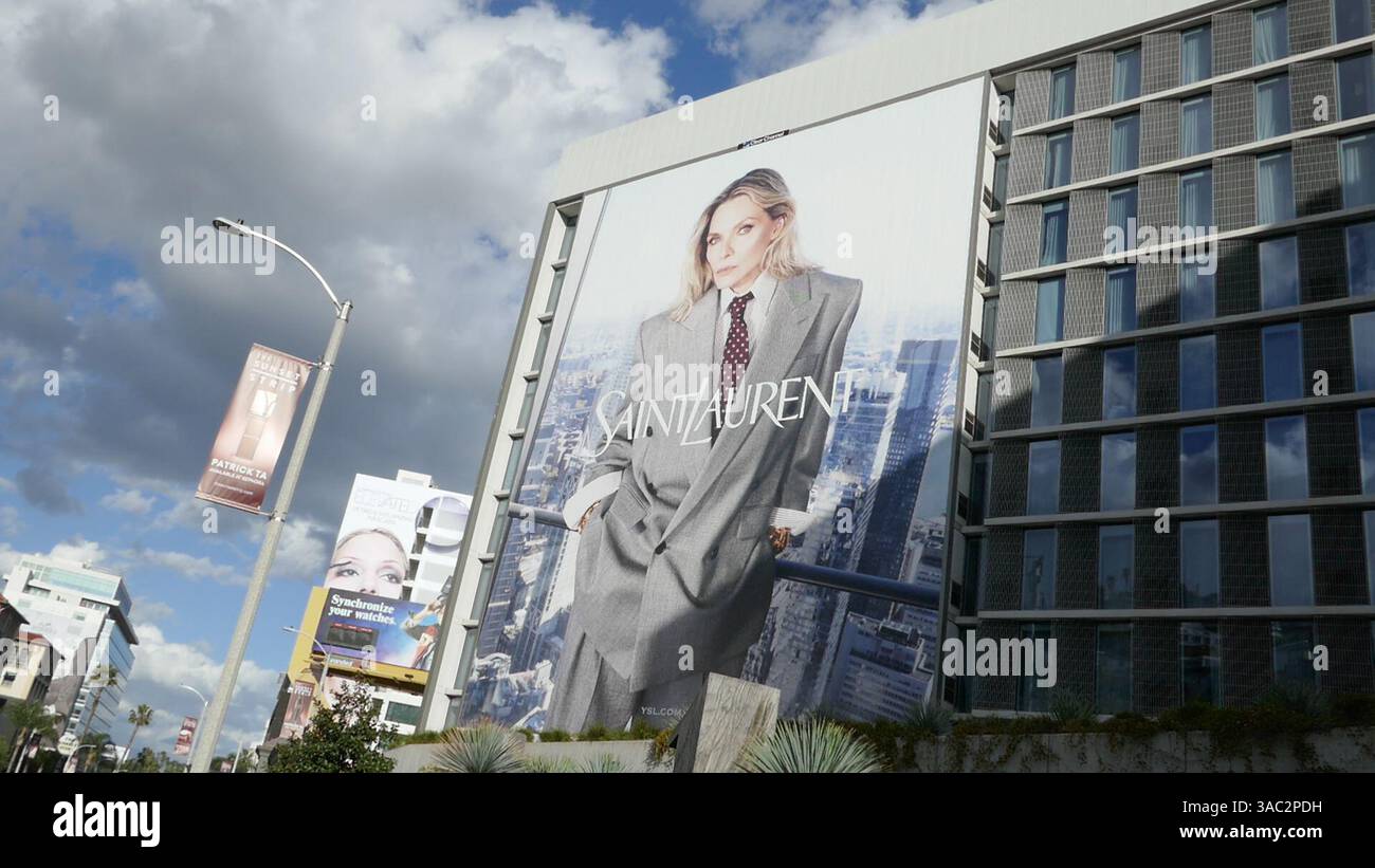 Los Angeles, California, USA 2nd April 2025 Michelle Pfeiffer YSL Saint ...