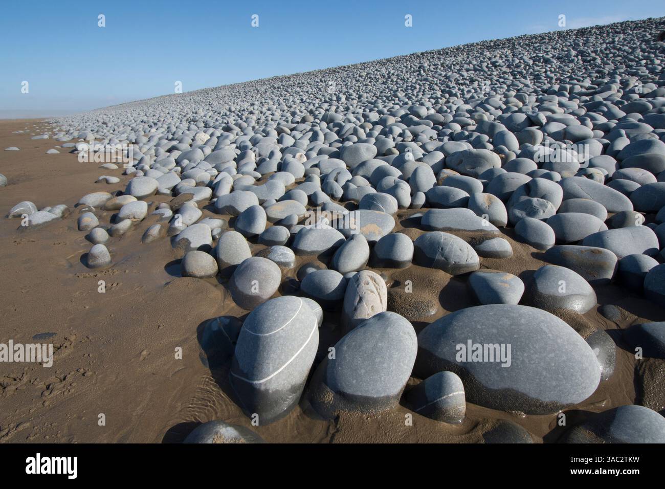 The Pebbleridge, Pebble Ridge natural feature at Westward Ho! Northam ...