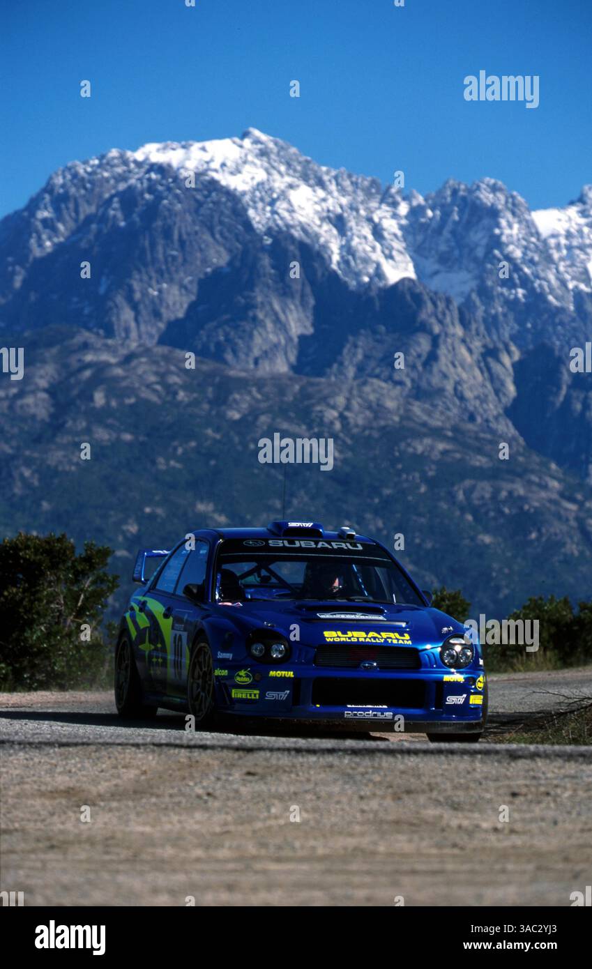 Tommi Makinen (FIN) Subaru Impreza WRC failed to finish the rally ...