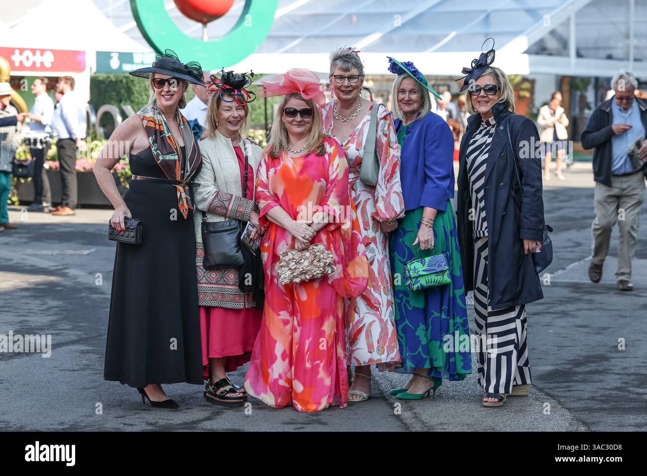 Racegoers arrive during the Randox Grand National 2025 Day 1 Opening ...
