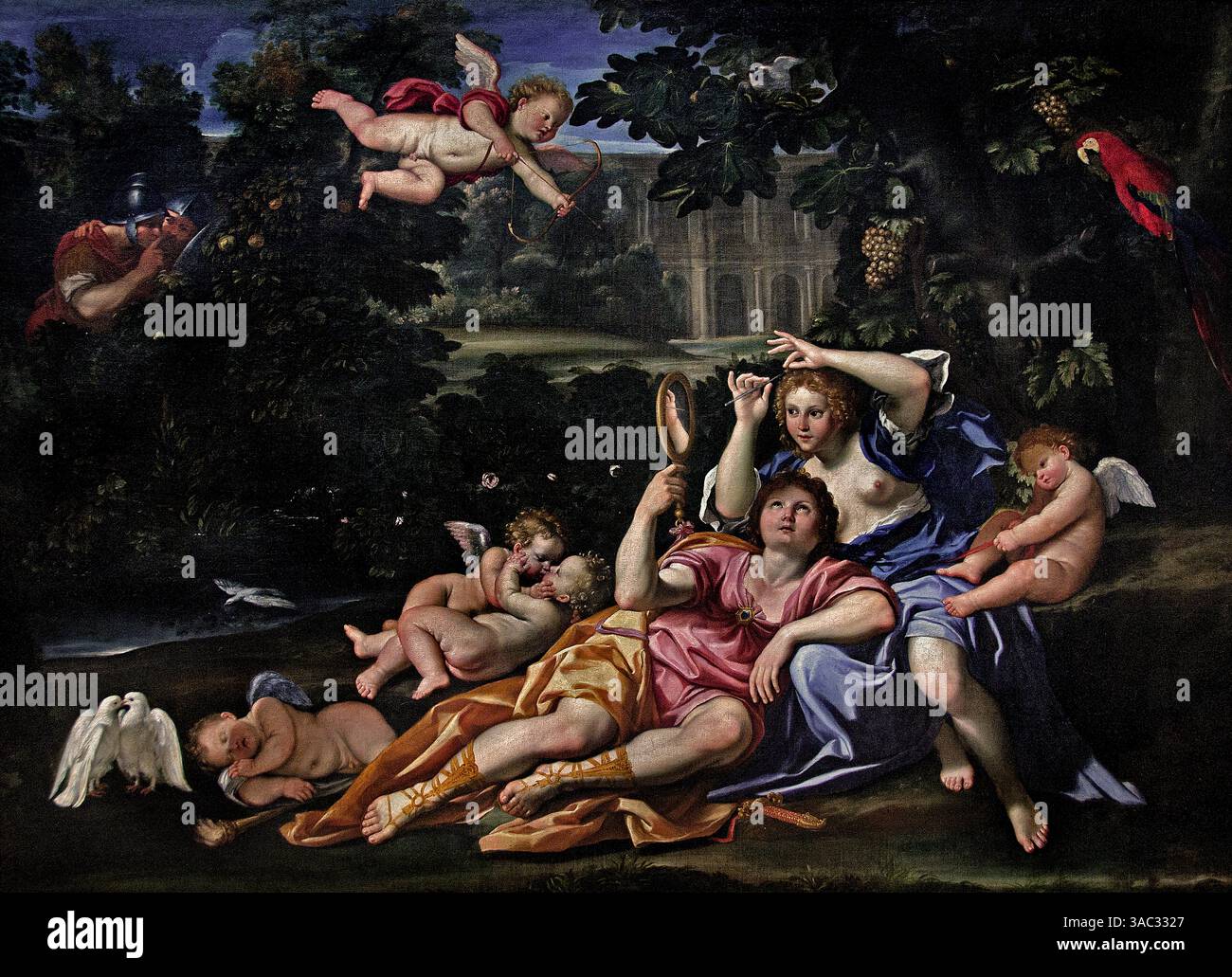 Rinaldo and Armida - Renaud et Armide 1617 by Domenico Zampieri 1581 ...