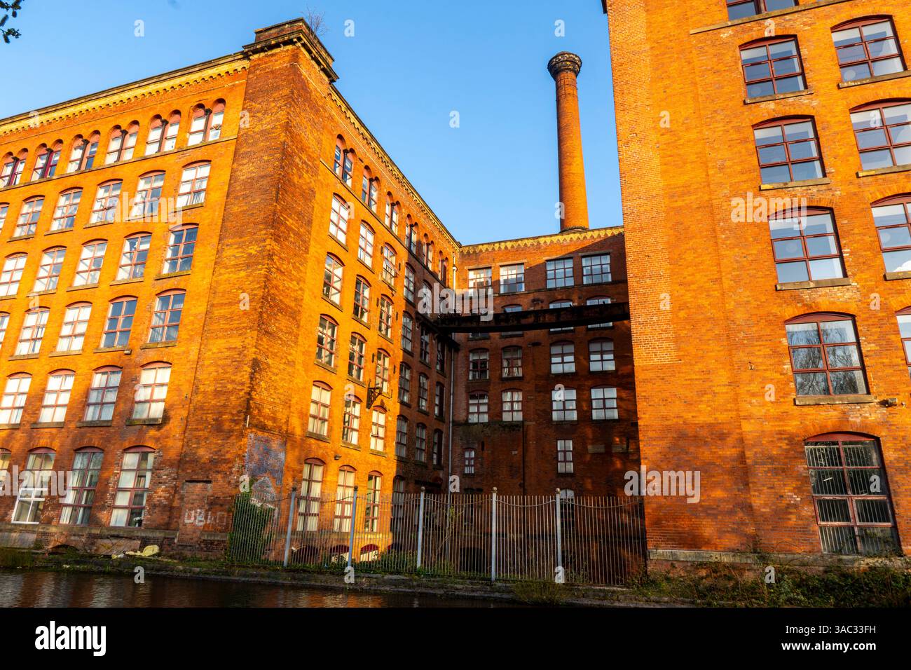 Victoria Mill, a 19th-century listed building in Miles Platting ...