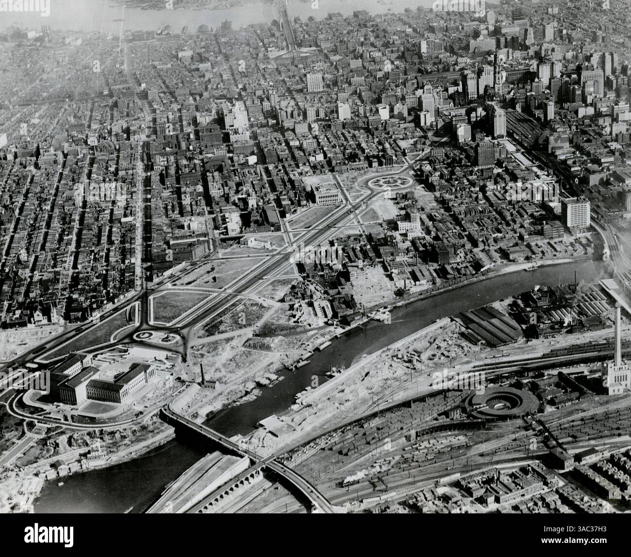 Logan circle aerial hi-res stock photography and images - Alamy
