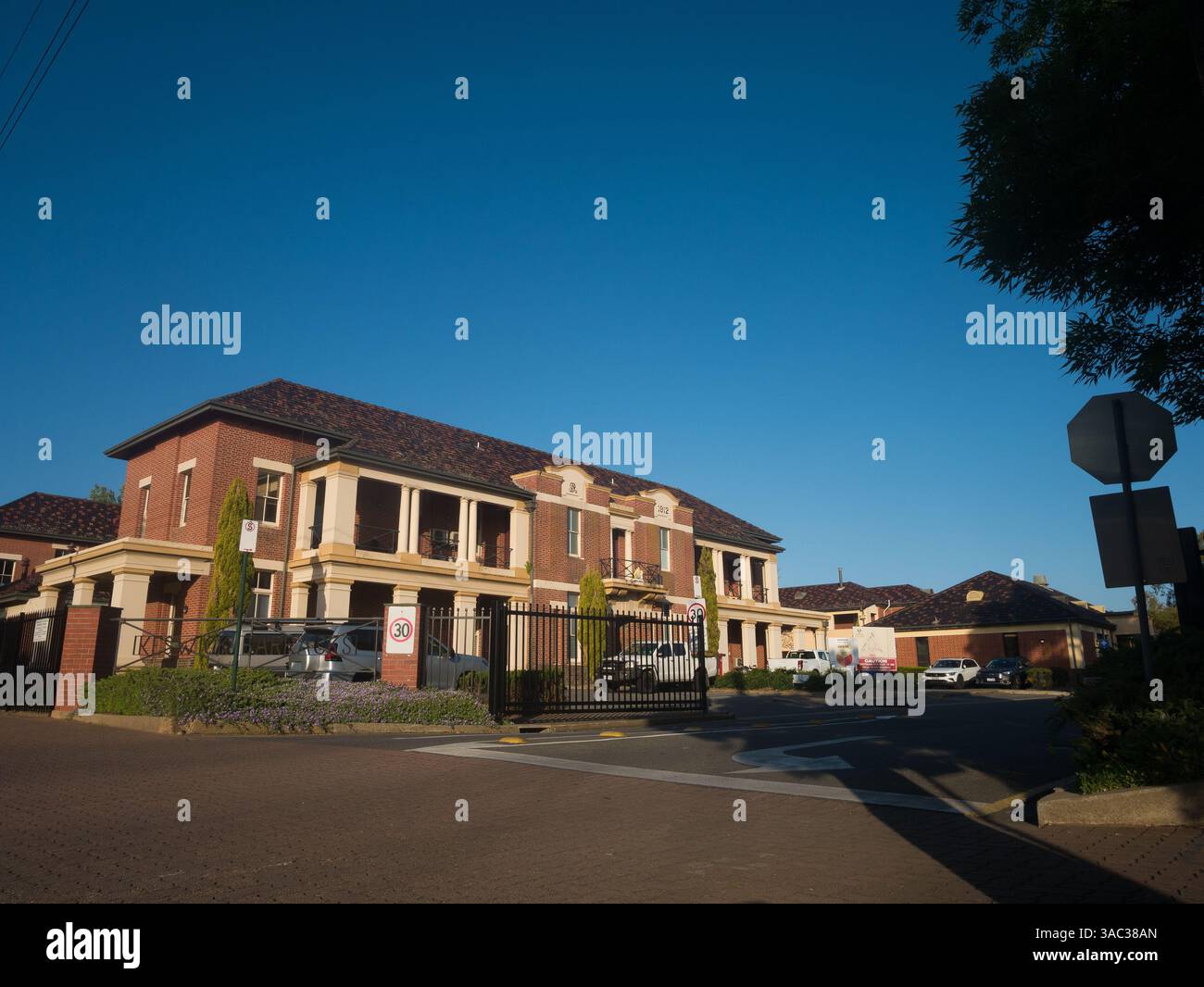 Entrance to Keswick Army Barracks on Anzac Highway on sunny day in ...