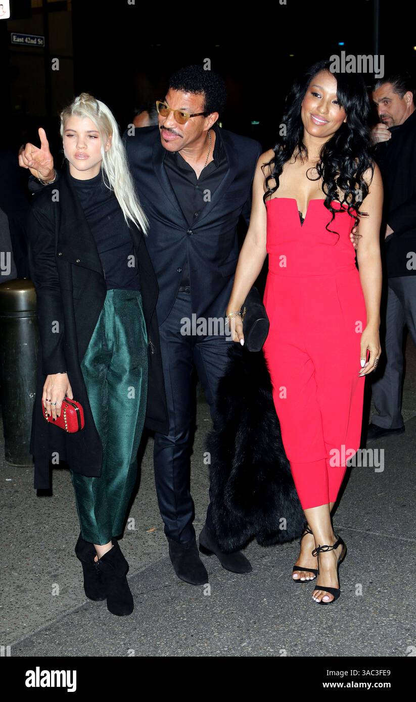 Sofia Richie, Lionel Richie, Lisa Parigi and Miles Brockman Richie at ...