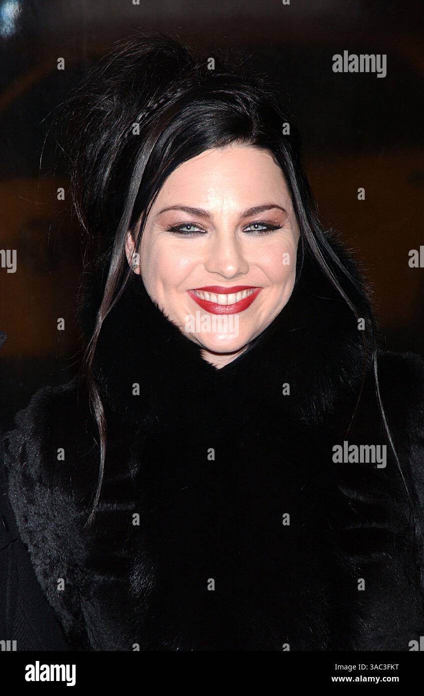 December 3 2007, New York City Singer Amy Lee arriving at the New York ...
