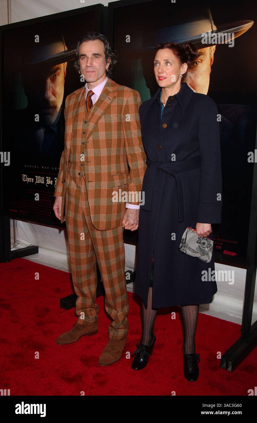 December 10, 2007. New York City .Actor Daniel Day Lewis wife Rebecca ...