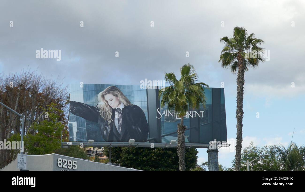 Los Angeles, California, USA 2nd April 2025 Michelle Pfeiffer YSL Saint ...