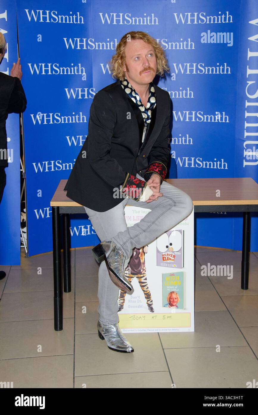 Keith Lemon played by Leigh Francis signs copies of his 'memoir ...