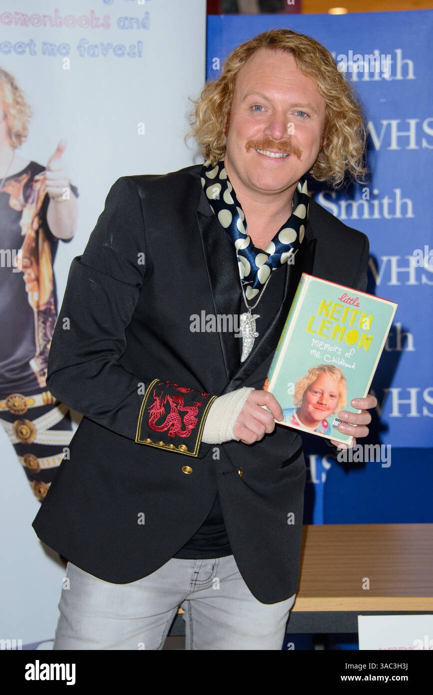 Keith Lemon played by Leigh Francis signs copies of his 'memoir ...