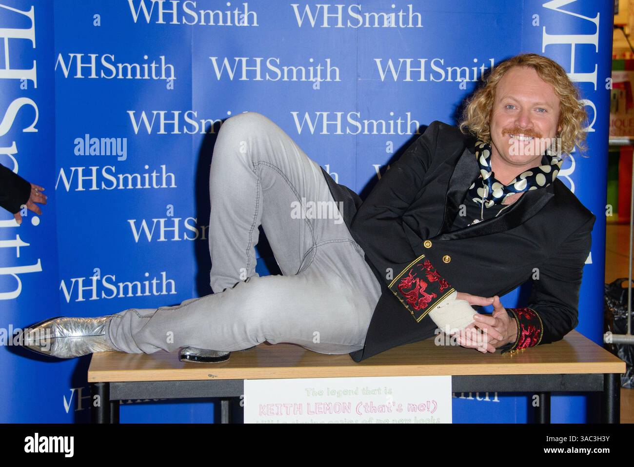 Keith Lemon played by Leigh Francis signs copies of his 'memoir ...