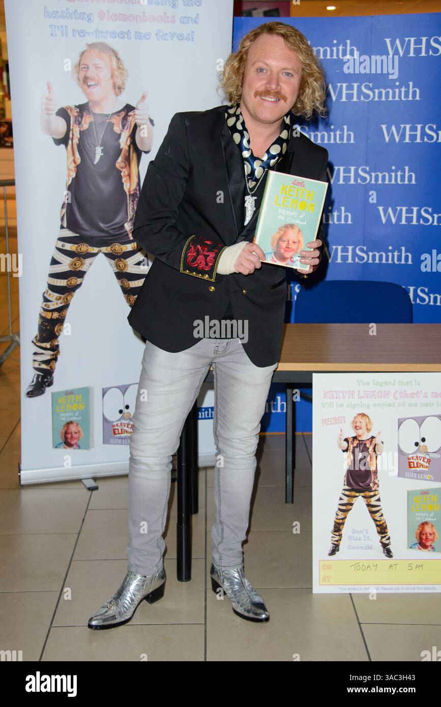 Keith Lemon played by Leigh Francis signs copies of his 'memoir ...