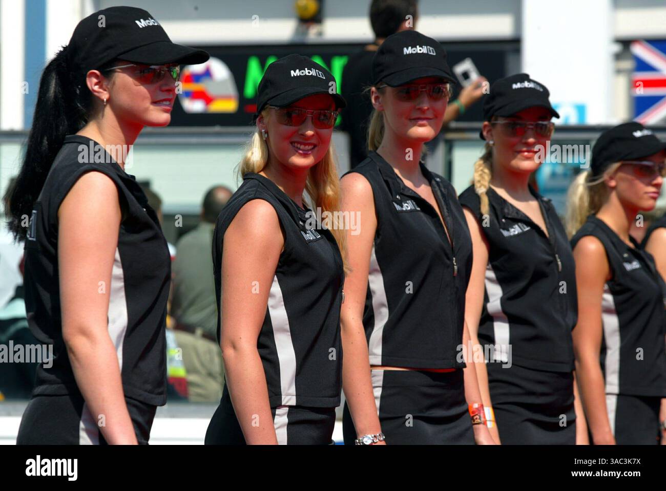 Mobil 1 Grid Girls..Formula One World Championship, Rd10, French Grand ...
