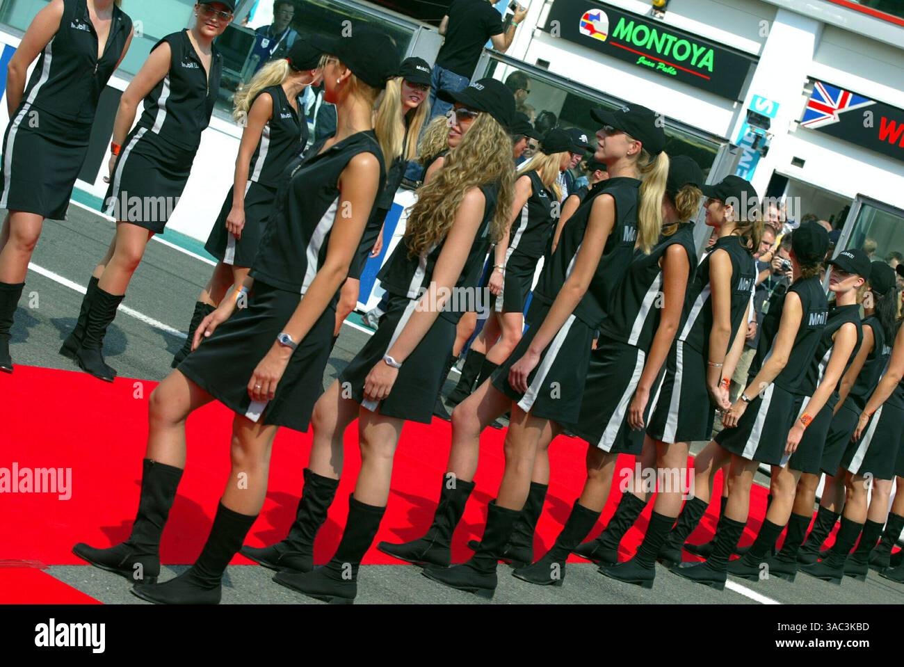 Mobil 1 Grid Girls..Formula One World Championship, Rd10, French Grand ...