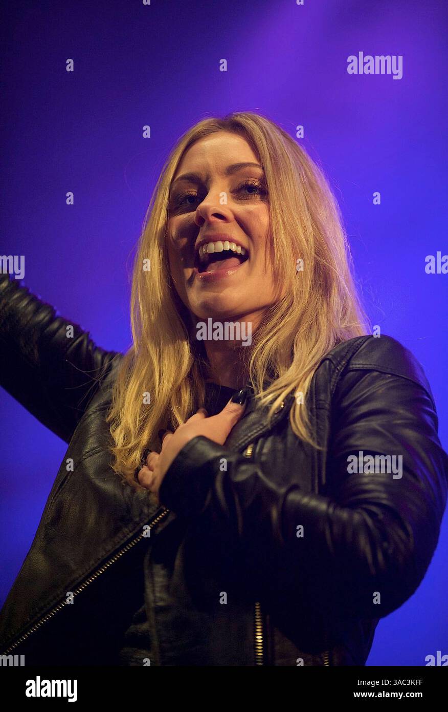 Alexa Goddard performs at the Meadowhall Shopping Centre Christmas ...