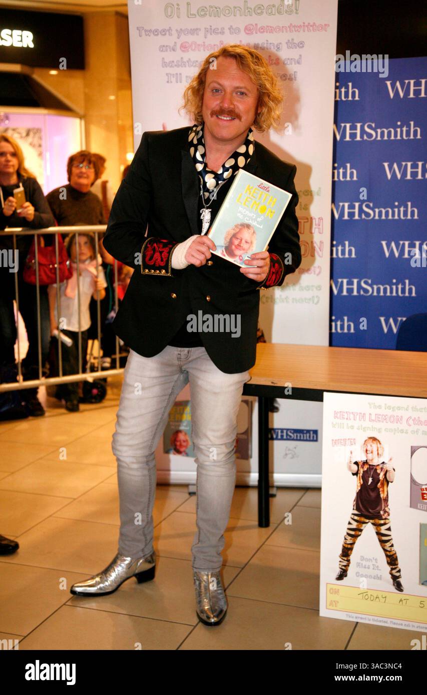 Keith Lemon played by Leigh Francis signs copies of his memoir, Little ...