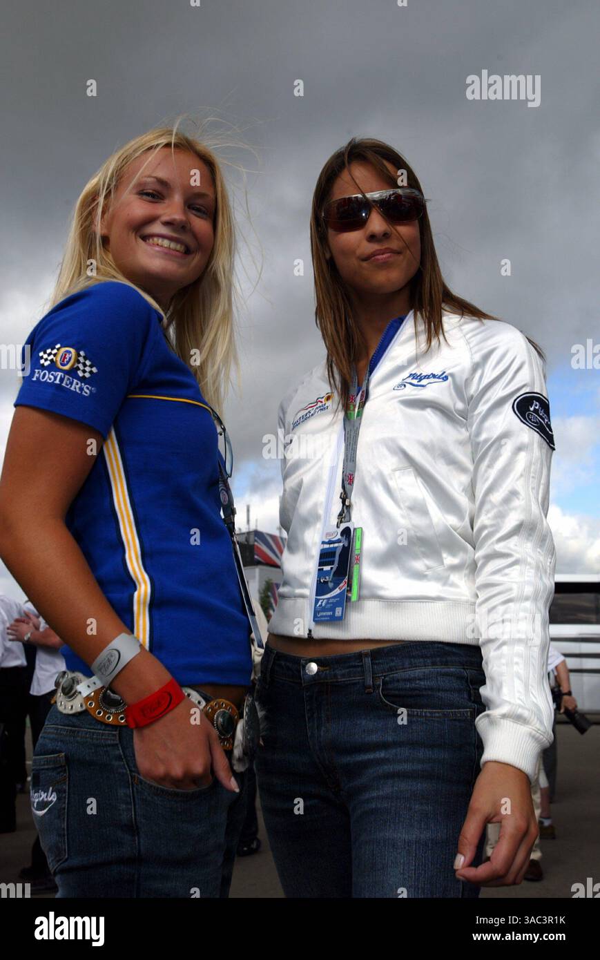 FHM pit girls..Formula One World Championship, Rd11, British Grand Prix ...