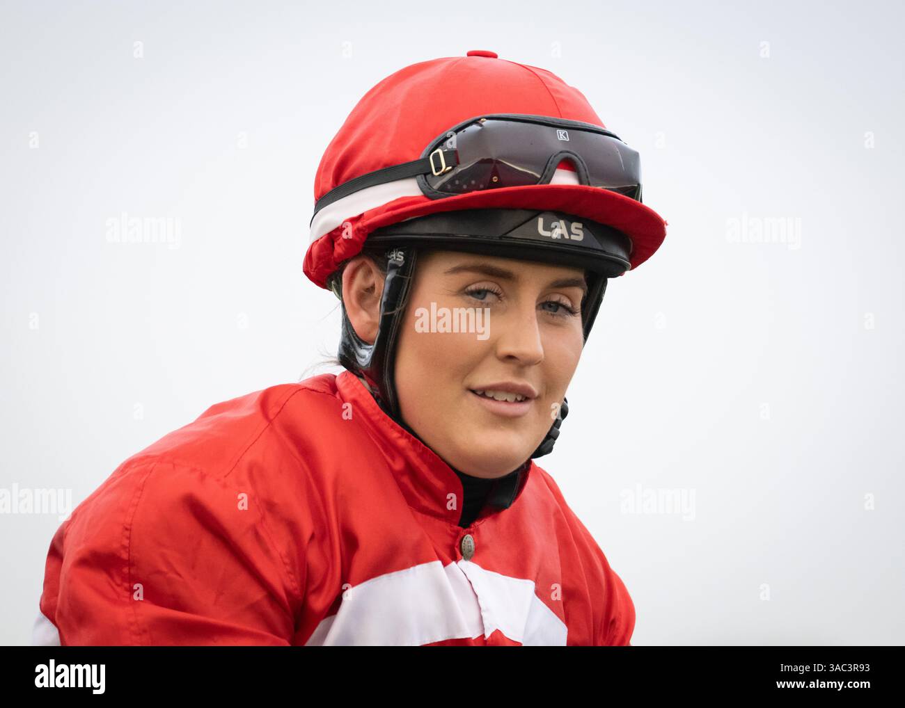 Jockey Molly Gunn at Doincaster in March 2025 Stock Photo - Alamy