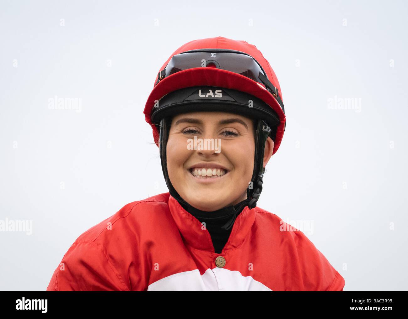 Jockey Molly Gunn at Doincaster in March 2025 Stock Photo - Alamy
