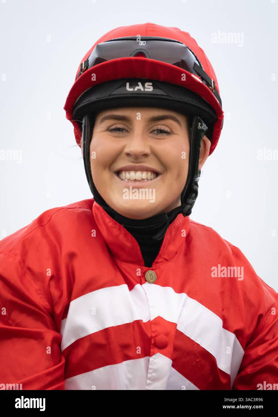 Jockey Molly Gunn at Doincaster in March 2025 Stock Photo - Alamy
