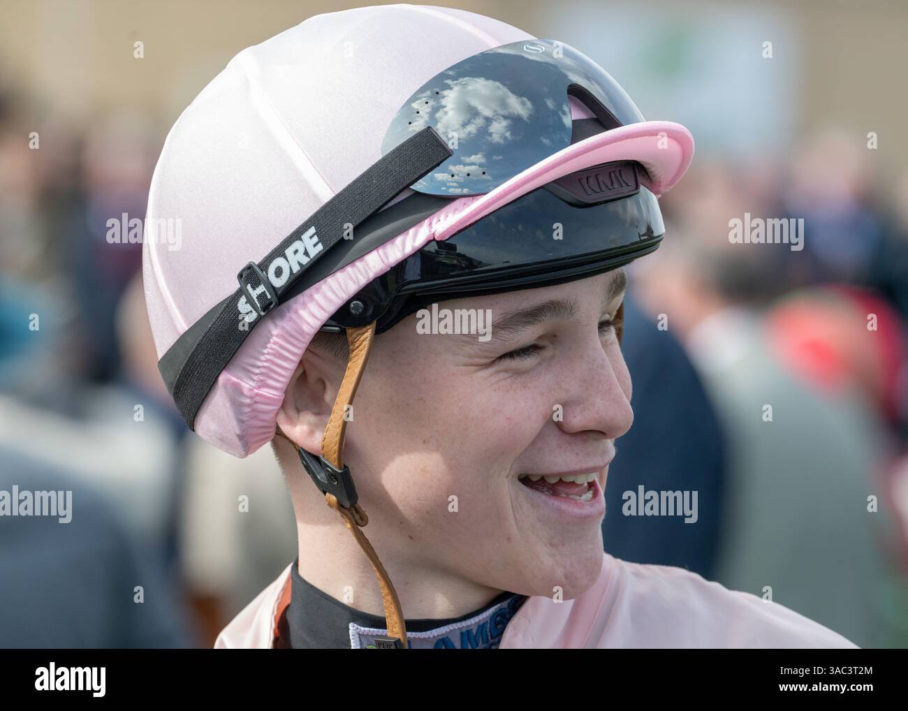 Jockey - Billy Loughnane - Doncaster - March 2025 Stock Photo - Alamy