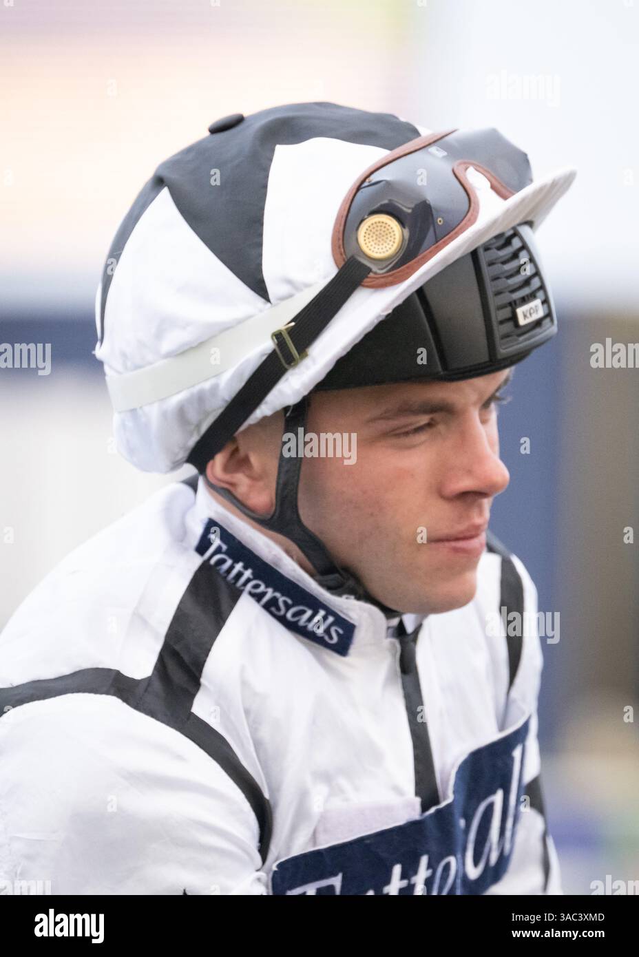 Jockey Ethan Jones - Doncaster - March 2025 Stock Photo - Alamy