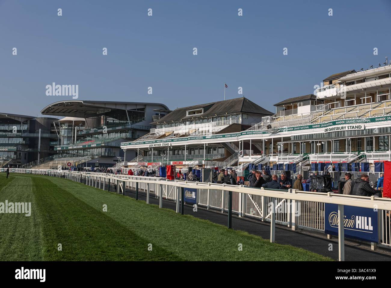 A general view of Aintree Racecourse during the Randox Grand National ...