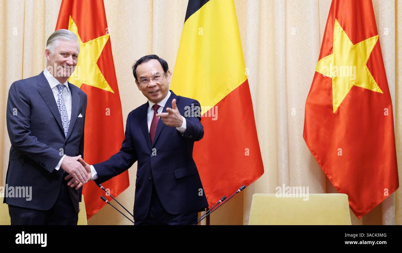 Ho Chi Minh City, Vietnam. 03rd Apr, 2025. King Philippe - Filip of ...