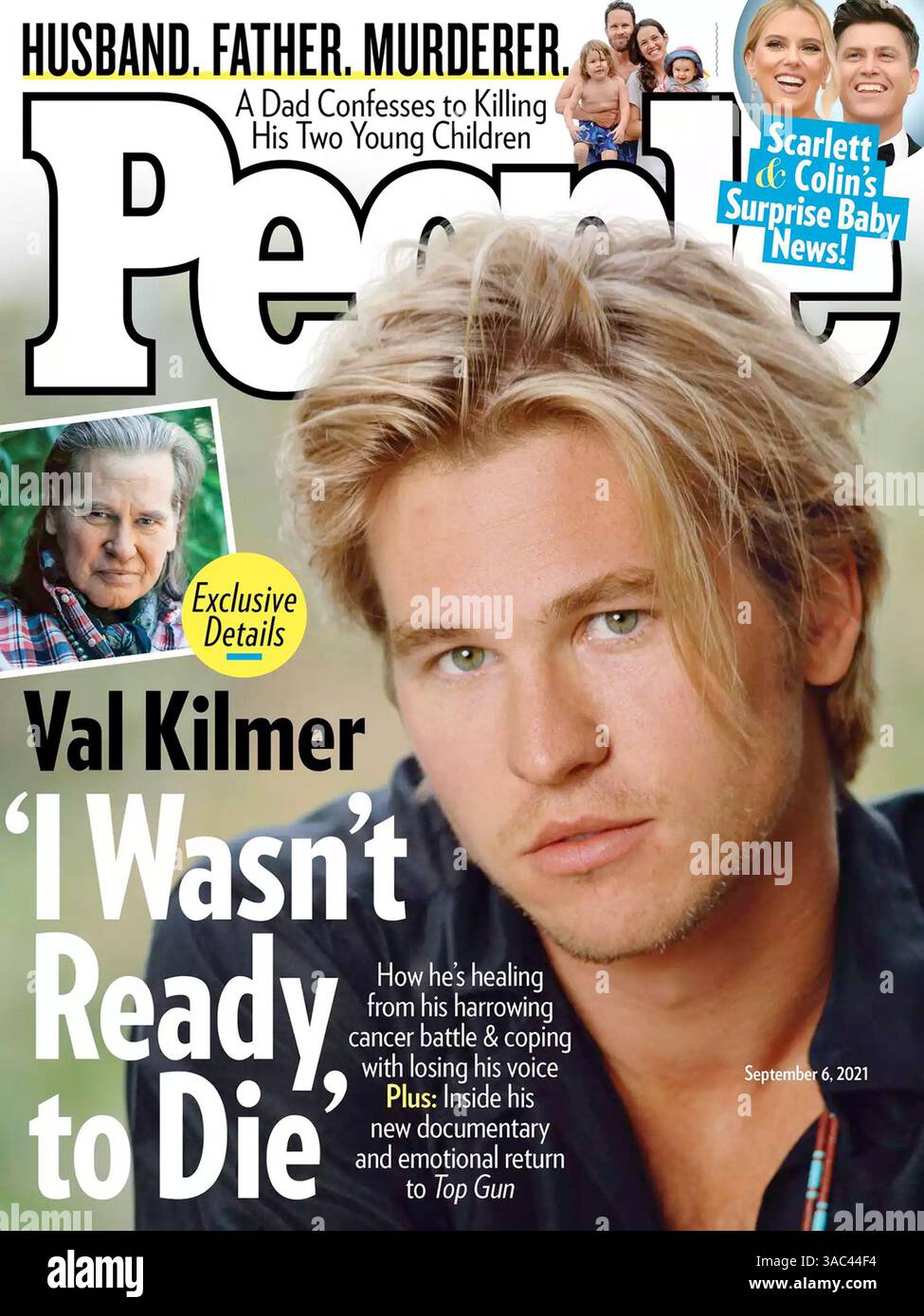 People front coverAmerican magazine dated September 6, 2021 Val Kilmer ...
