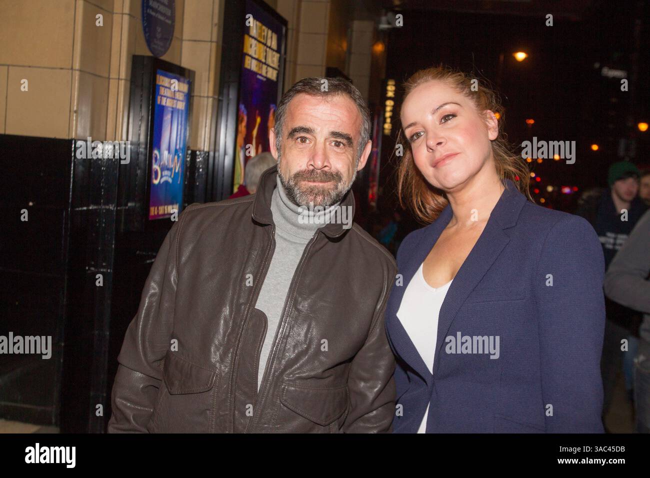Michael Le Vell and Louise Gibbons attend the press night for Barnum at the Palace Theatre ...