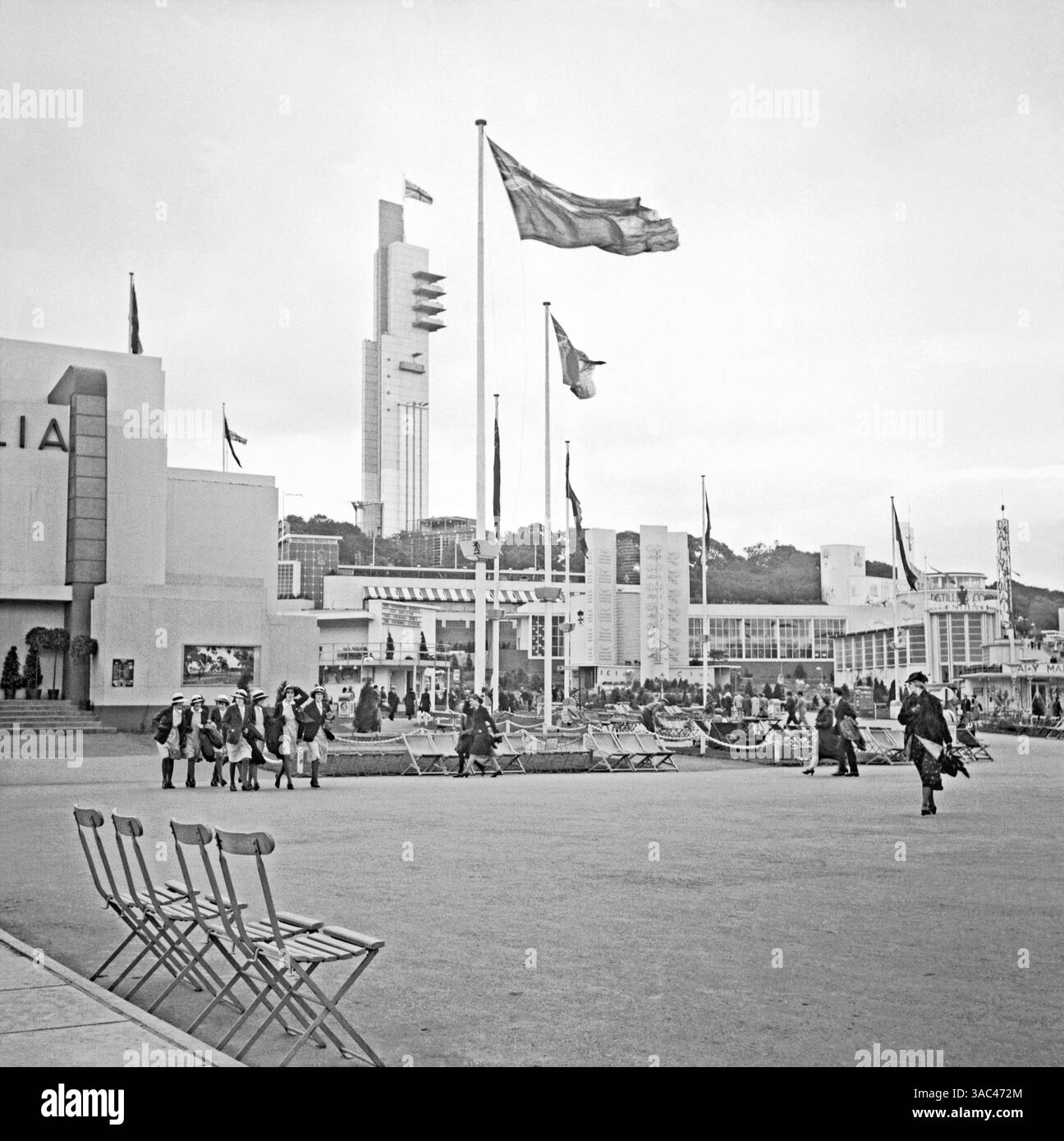 Visitors to the 1938 British Empire Exhibition (officially the Empire ...