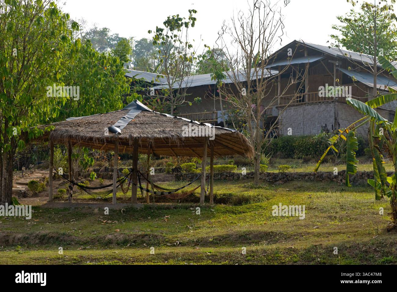 Feb 18, 2008 - Bong Ti, Kanchanaburi, Thailand - Grounds of the Bamboo ...