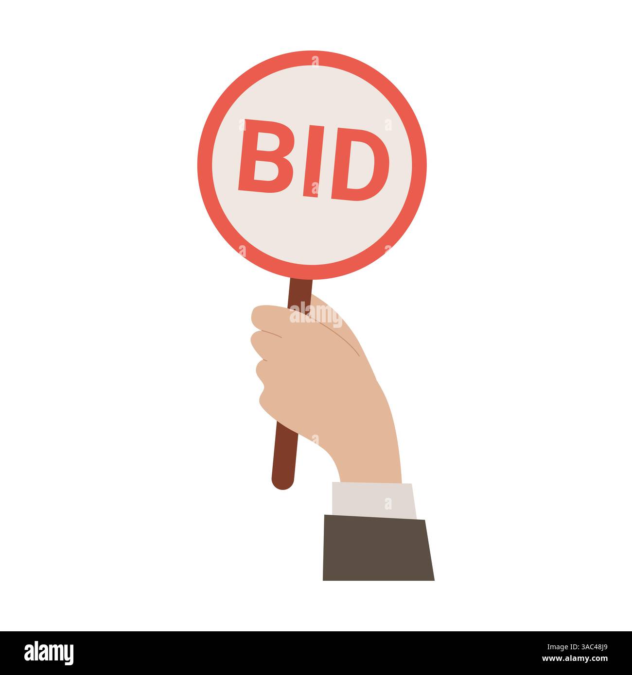 A visual representation featuring a hand holding a BID sign, perfect ...