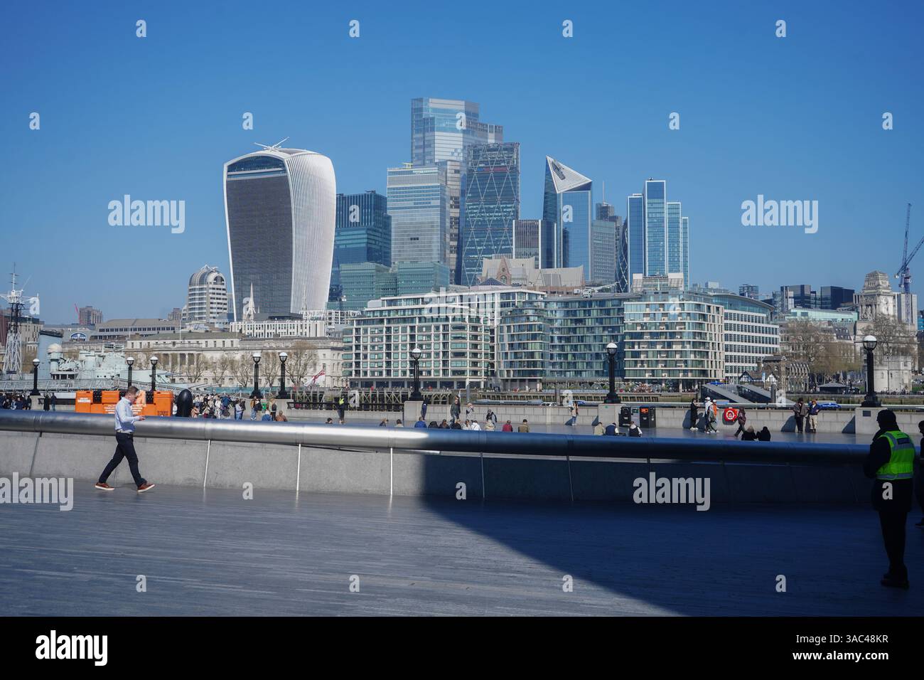 London, UK 3 April 2025. A general view of the city of London financial ...