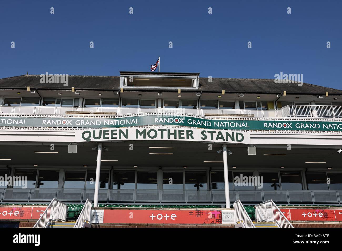 Liverpool, UK. 03rd Apr, 2025. A view of the Queen Mother stand during ...