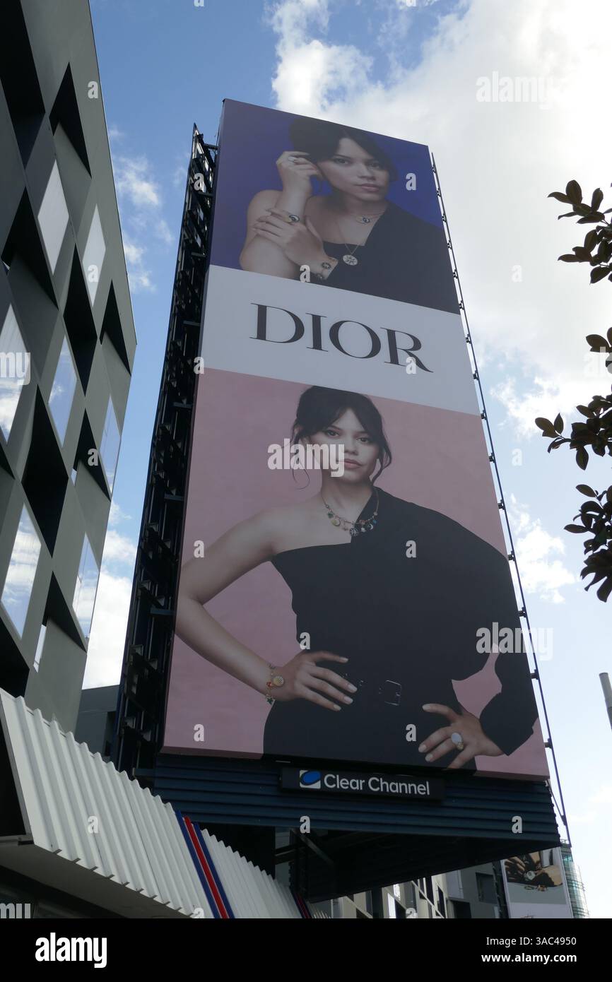 Los Angeles, California, USA 2nd April 2025 Dior Jenna Ortega Billboard ...